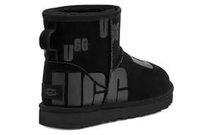 UGG Classic Mini Scatter Graphic Boots - Black/gray