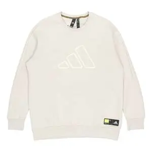 Adidas Th Doubleknit Bos Sweatshirt White - Brown