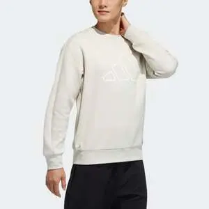 Adidas Th Doubleknit Bos Sweatshirt White - Brown