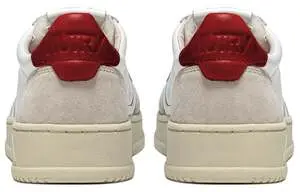 AUTRY Medalist Low Top Sneakers - White/red/suede