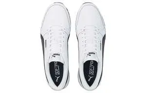 PUMA St Runner V3 Leather Casual Sneakers - White/black