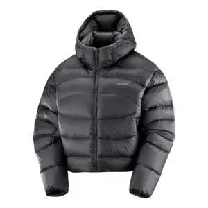 SALOMON Outline Novelty Cropped Down Hooded Jacket