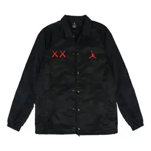 JORDAN Kaws Coaches Jacket - Black