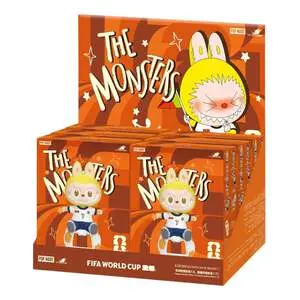 POP MART The Monsters × Fifa Series Bottle Opener Fridge Magnet Blind Case - Multi-color