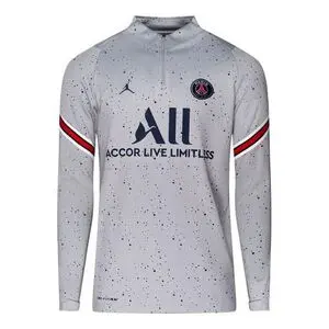 JORDAN X Paris Saint-germain Elite Strike Drill Top - Grey/navy/red
