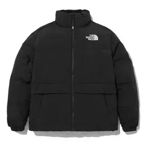 The North Face Fw22 Logo Puffer Down Jacket - Black