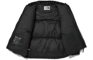 The North Face Fw22 Logo Puffer Down Jacket - Black