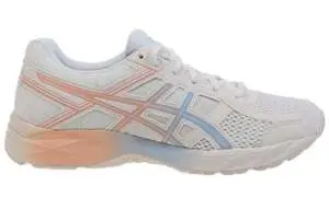 Asics Gel-contend 4 Athletic Sneakers - White/orange