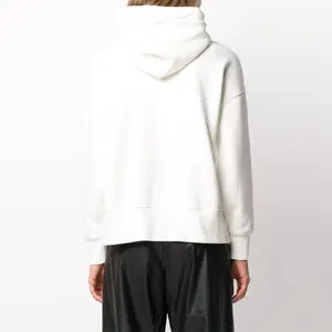 Palm Angels Broken Bear Cotton Hoodie - White