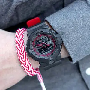 Casio G-shock Analog-digital Watch - Redblack