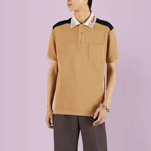 Gucci Cotton Jersey Polo Shirt