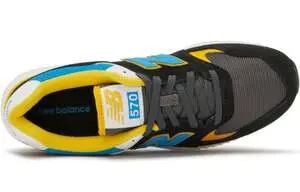 NEW BALANCE Retro Low Top Sneakers - Black/yellow