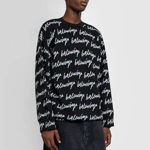 Balenciaga All Over Logo Jumper