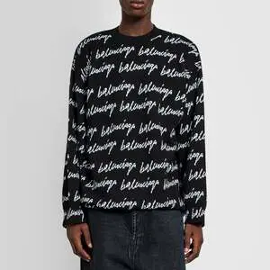 Balenciaga All Over Logo Jumper