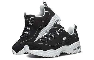 Sketchers D'lites 1.0 Low Top Sneakers - Black