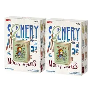 POP MART Molly Scenery Along The Way Series Mini Memory Album Bag Blind Case - Multi-color