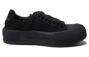 Alexander McQueen Deck Skate Plimsoll Shoes - Black