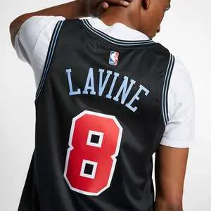 Nike Nba Chicago Bulls Swingman Edition Jersey Zach Lavine 8