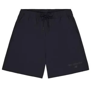 NEW BALANCE Short With Logo Print - Black