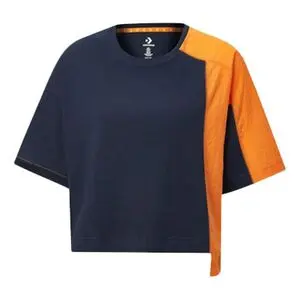 CONVERSE Capsule Series Splicing Short Sleeve - Blue