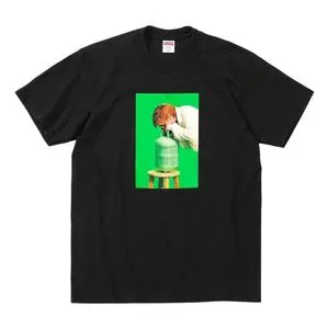 Supreme X Mark Leckey Fw23 Week4 Greenscreen T-shirt - Black