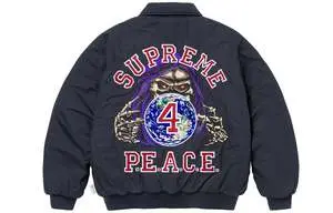Supreme Peace Embroidered Work Jacket