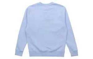 Nike Athleisure Casual Sports Fleece Lined Round Neck Pullover - Blue