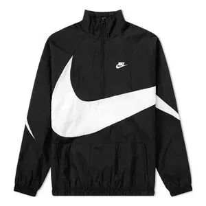 Nike Swoosh Half Zip Woven Jacket - Black/multi-color