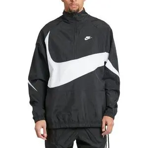Nike Swoosh Half Zip Woven Jacket - Black/multi-color