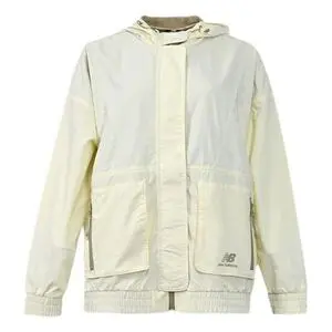 NEW BALANCE Living Series Hooded Woven Jacket - White