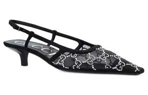 Gucci Slingback Pump With Embellished Detail