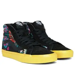 VANS Sk8-hi Reissue 'festival Satin' High Top Sneakers - Black/gold