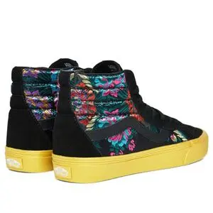 VANS Sk8-hi Reissue 'festival Satin' High Top Sneakers - Black/gold