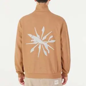 PUMA Casual Pattern Loose Long Sleeves Jacket - Khaki