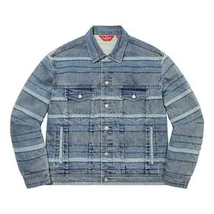 Supreme Layered Denim Trucker Jacket - Teal