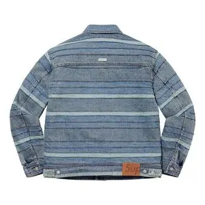 Supreme Layered Denim Trucker Jacket - Teal