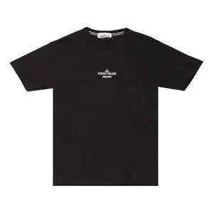 Stone Island Logo T-shirt - Black