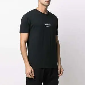Stone Island Logo T-shirt - Black