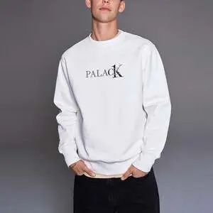 PALACE X Calvin Klein Crewneck Sweatshirt - White