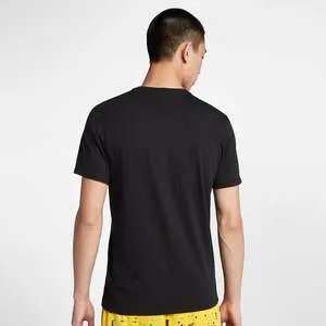 JORDAN Last Shot T-shirt 'black - Black/yellow