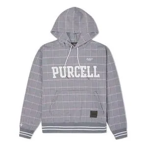 CONVERSE X Todd Snyder Crossover Series Plaid Pullover Hoodie - Grey