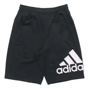Adidas Sports Slogan Knitted Shorts - Black