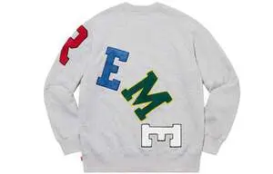 Supreme Big Logo Arc Crewneck Sweater