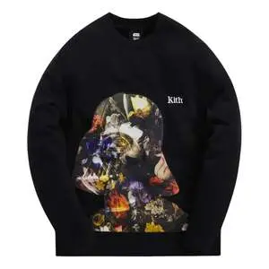 Kith X Star Wars Floral Vader Crewneck - Black
