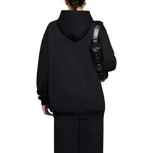 Balenciaga Alphabet Print Hoodie - Black