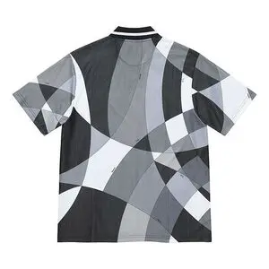Supreme X Emilio Pucci Soccer Jersey Polo - Black/white/grey