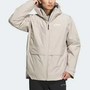 Adidas 3-in-1 Rain.rdy Parka - Beige/black