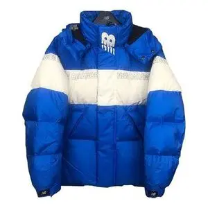 NEW BALANCE Colorblock Padded Jacket - Blue/white