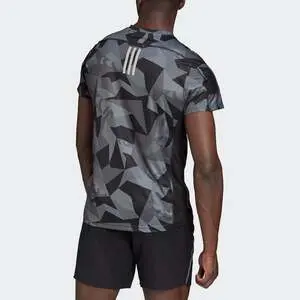 Adidas Own The Run Camouflage Short Sleeve Training T-shirt