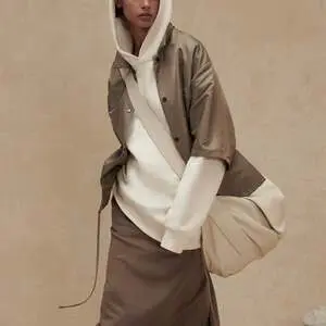 Fear Of God Relaxed Hoodie - Egg Shell